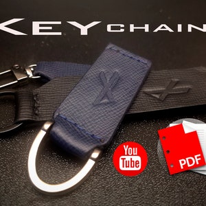 Leather Keychains Digital PDF, Pattern Leather Keychain 4 + 2 Pcs - Etsy