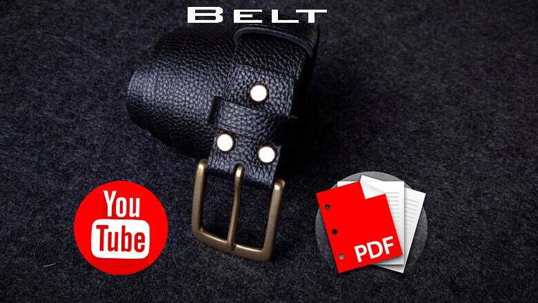 Pattern for Belt Making Digital PDF, Pattern Leather Belt Template - Etsy