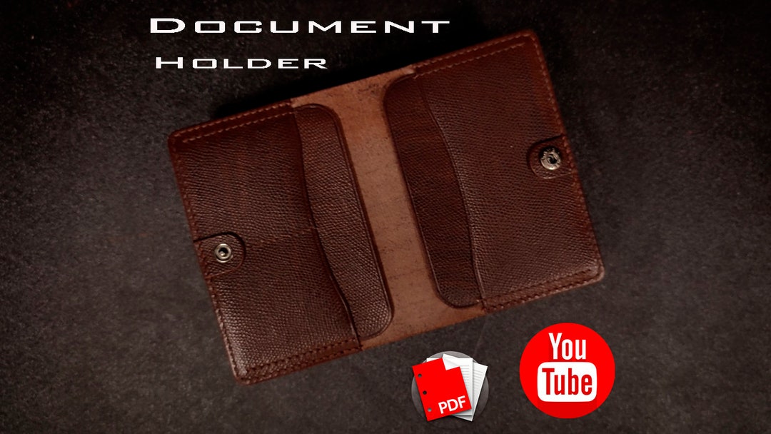 Passport Case Document Holder Travel Wallet Cover Digital PDF, Pattern ...