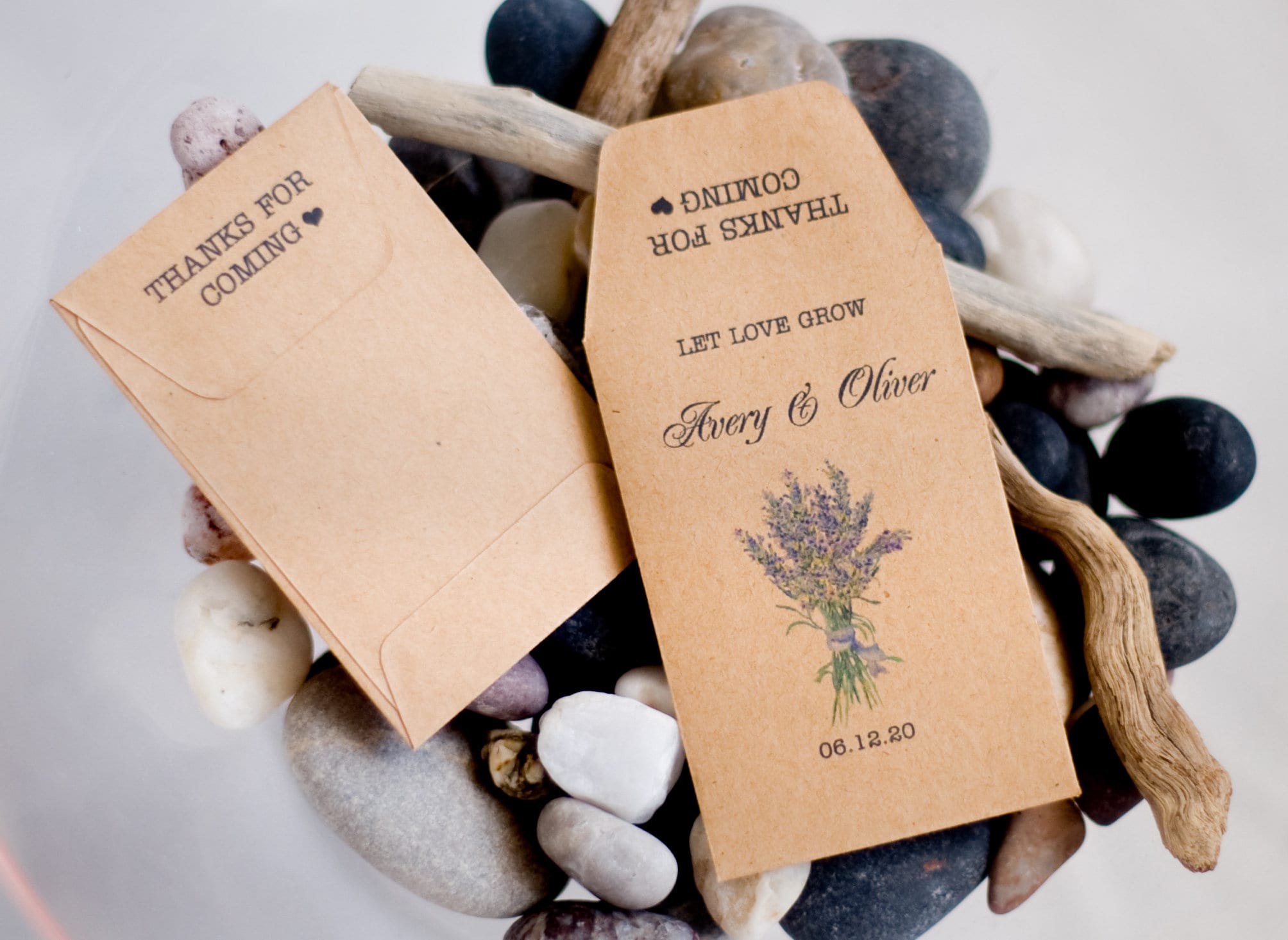 Lavender Seed Packets Custom Seed Packets Wedding Favors - Etsy