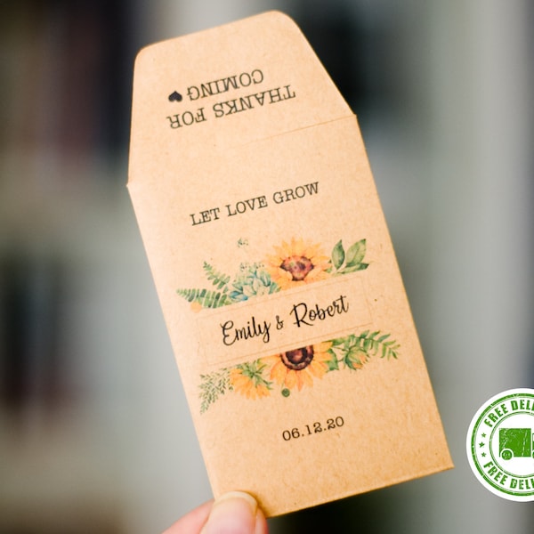 Seed Packet Favors - Etsy