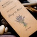 Lavender Seed Packets, Custom Seed Packets, Wedding Favors, Lavender ...