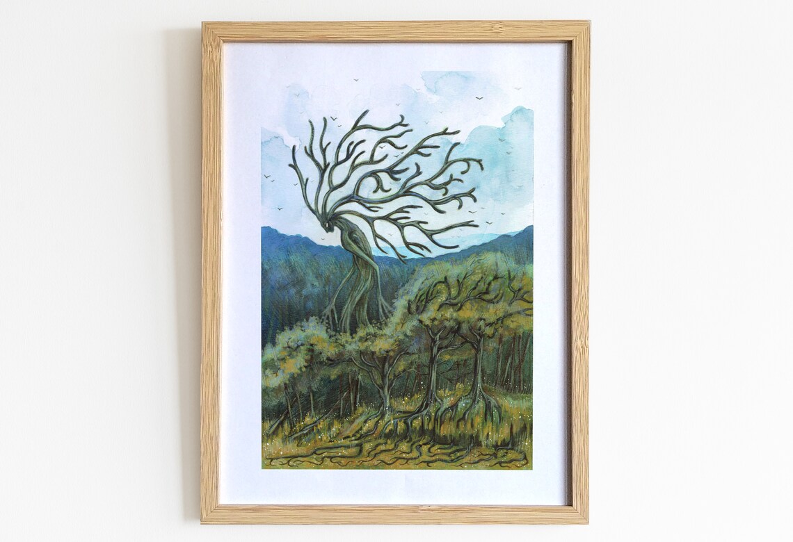 Treebeard | Art Print | Poster | Wall Decoration - Etsy