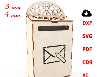 Laser Cut Post Box - Etsy
