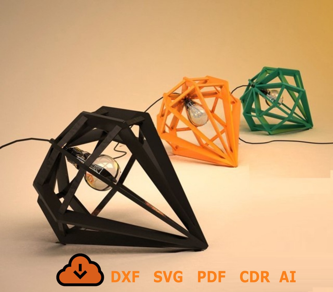 Decorative Perl Lamp Laser Cut, Wooden Table Lamp, Flower Lamp ...