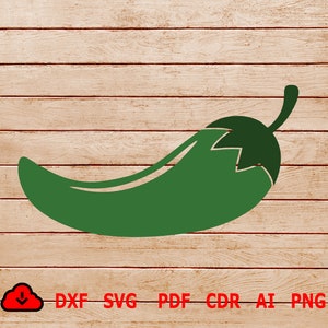 Jalapeno Paper Cut Svg, Chili Pepper SVG, Chili Pepper Cut File, Chili ...
