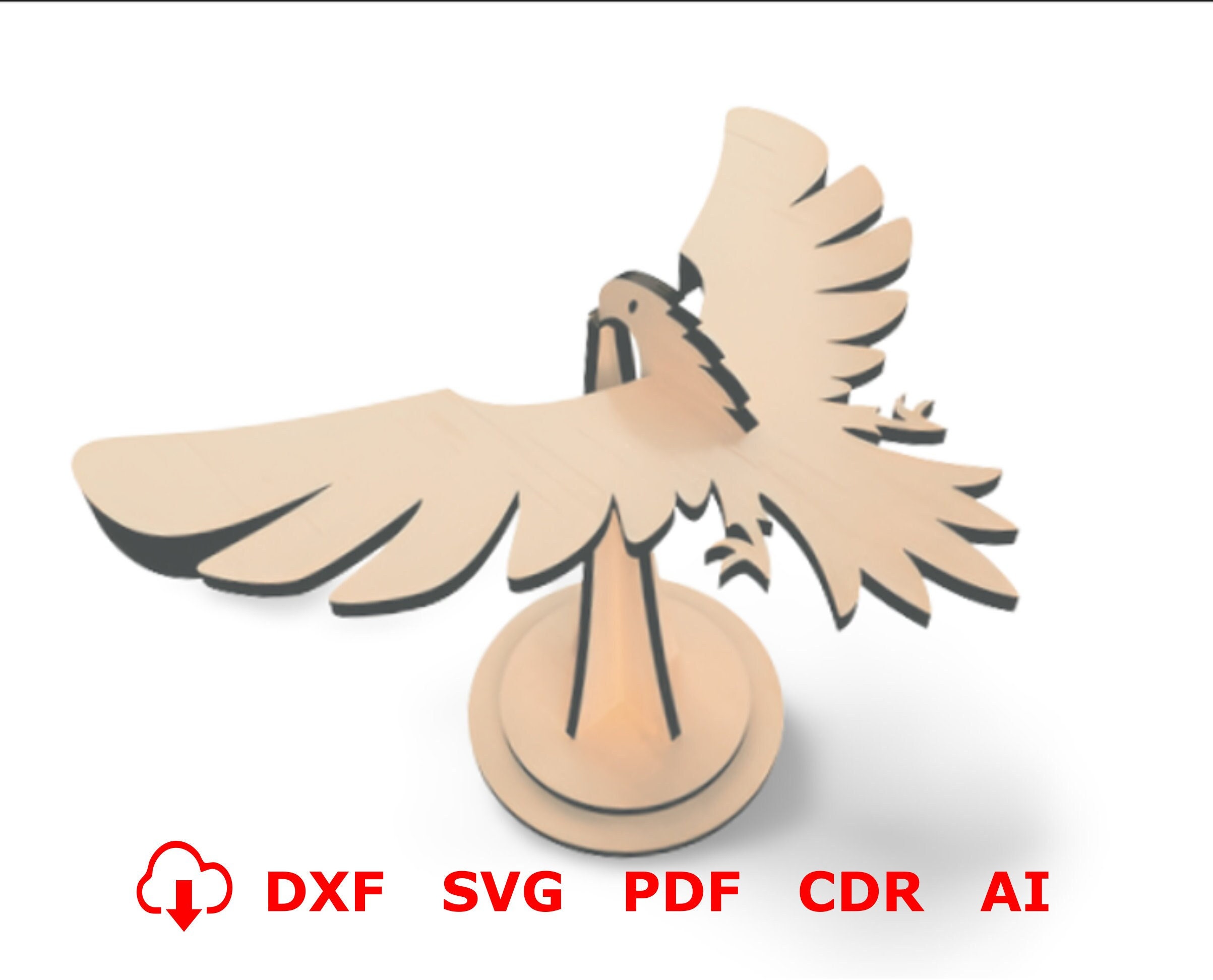 Wooden Balancing Bird Laser Cut, Decorative Wooden Bird Laser Cutting ...