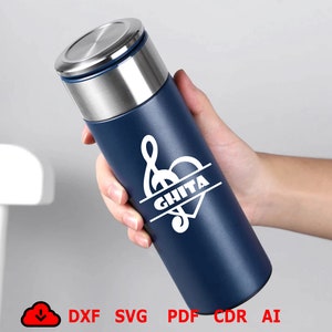 Music Note Split SVG , Music Note Monogram SVG, Music Note SVG Split ...