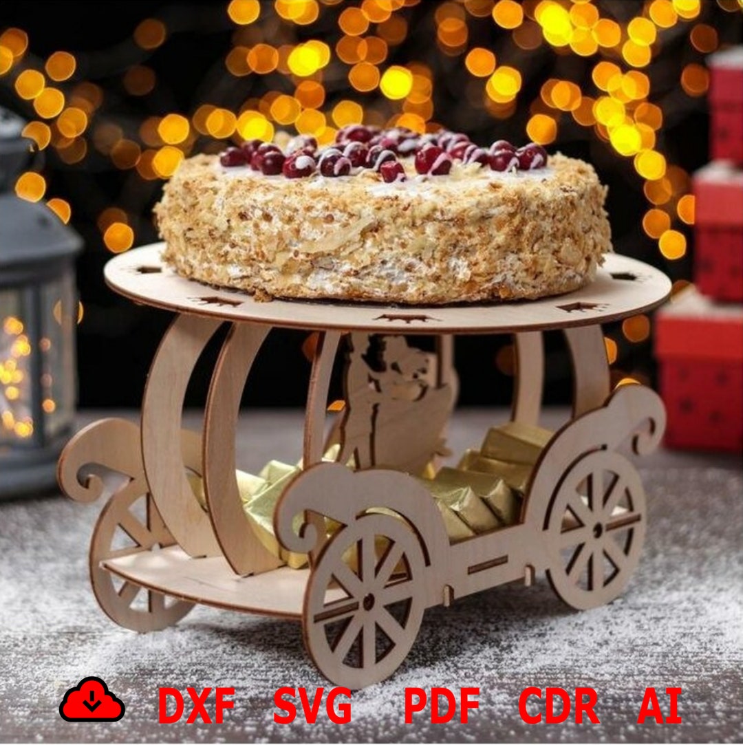 Wedding Cake Stand Laser Cut, Dessert Stand Laser Cut, Cupcake Stand ...