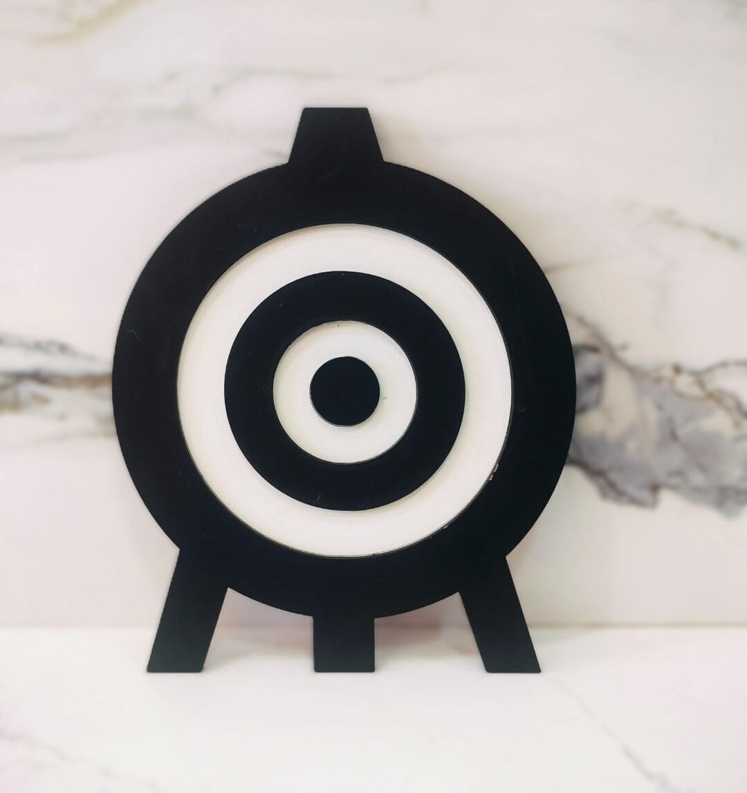3D Archery Target SVG for Laser Cutting | Layered Digital File for Wall ...