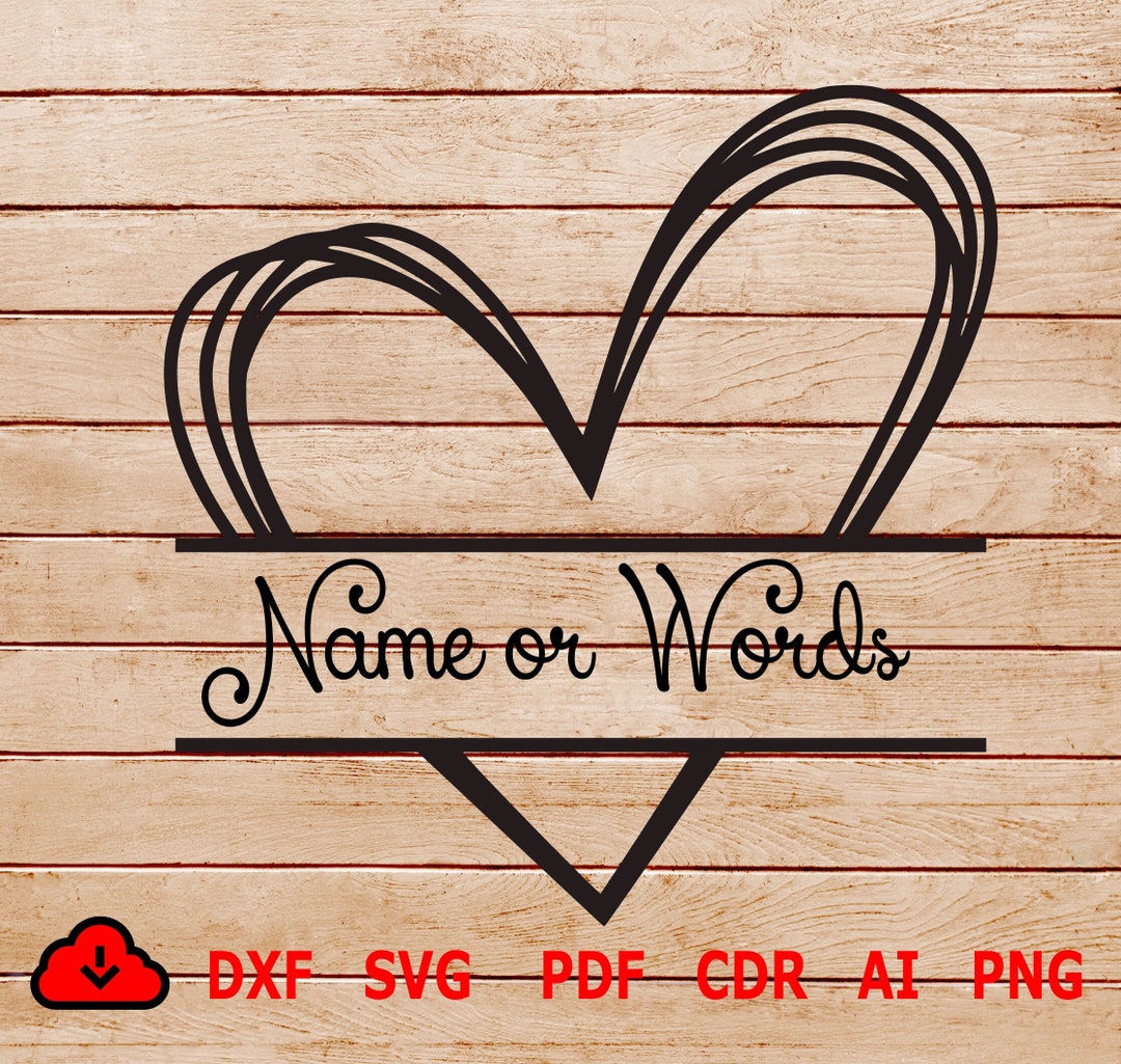 Heart Laser Paper Cut - Svg, Png, Dxf, and AI Files Included! Valentine ...