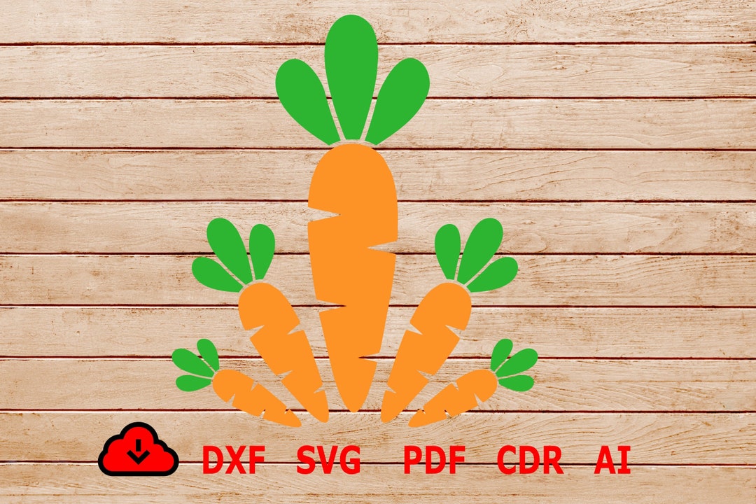 Carrot Laser Cut SVG, Instant Digital Download, Svg, Png, Dxf Files ...