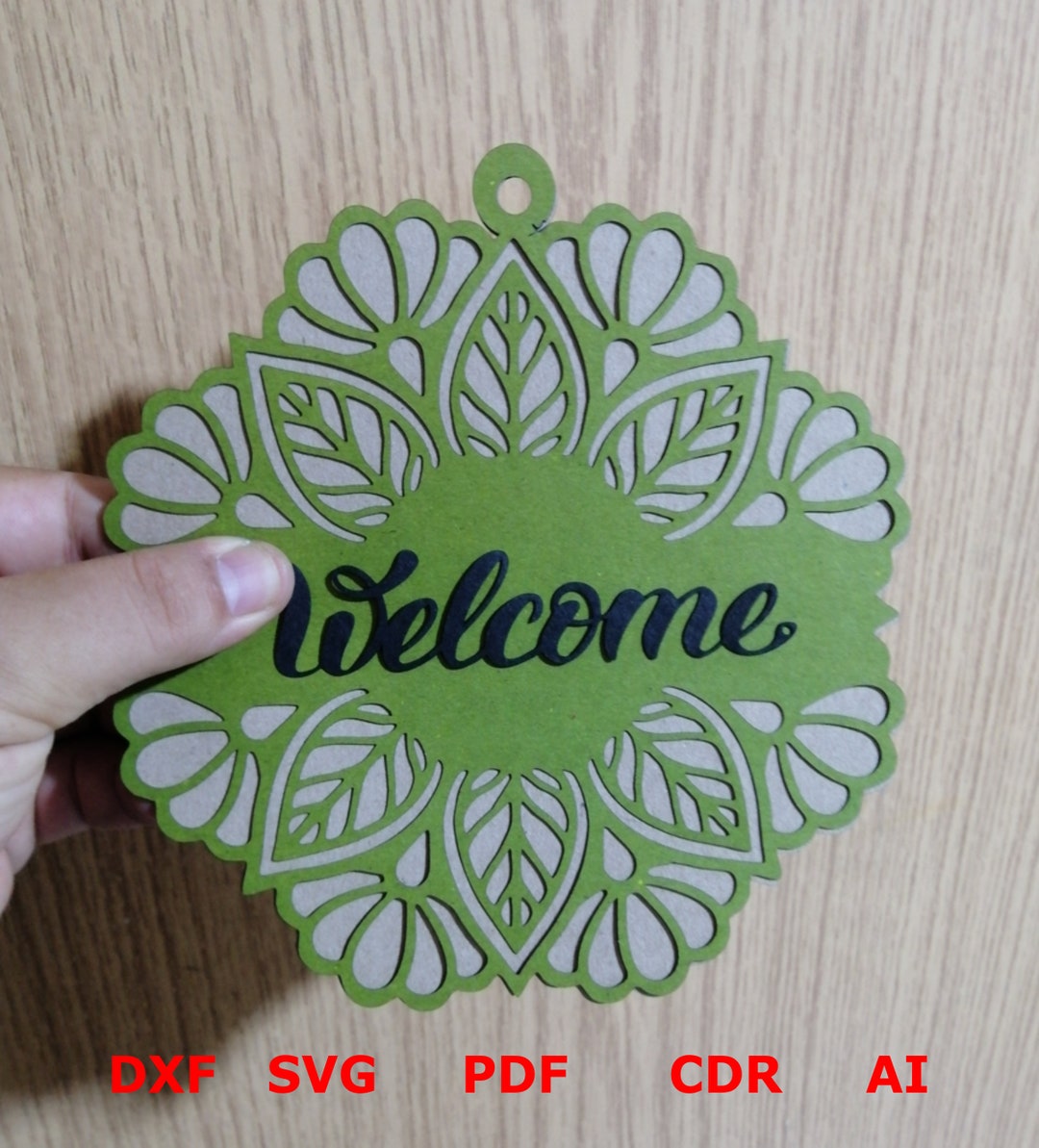Decorative Layered Welcome Sign , Welcome Sign Cutting or Printing ...