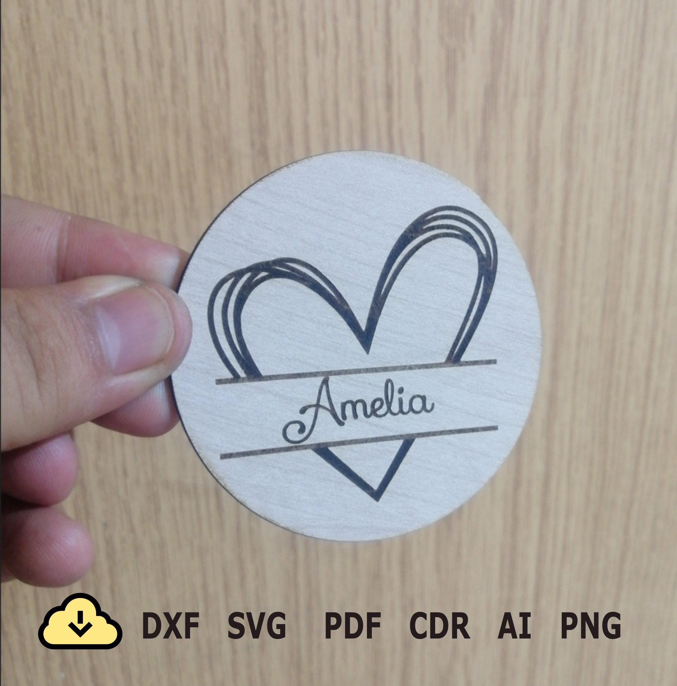 Heart Laser Paper Cut - Svg, Png, Dxf, and AI Files Included! Valentine ...