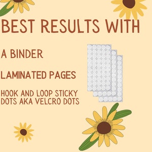 Busy Book / Printable Kids Activity Pages / Sunflower Theme - Etsy