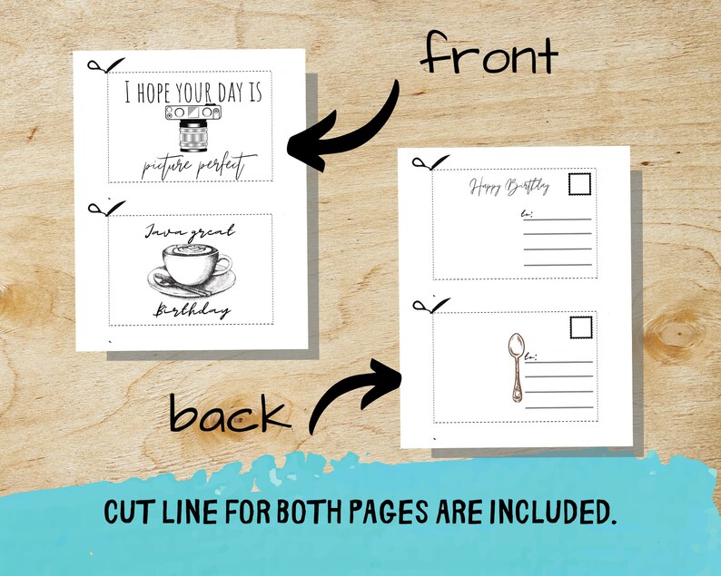 Lovable Hipster Birthday Postcard / Printable Card / Postcard - Etsy