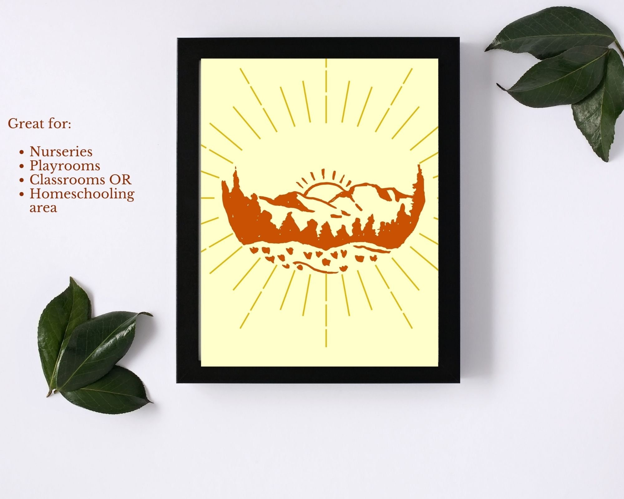 Alphabet and Numbers Decor / Printable Wall Art / Boho Aztec / - Etsy