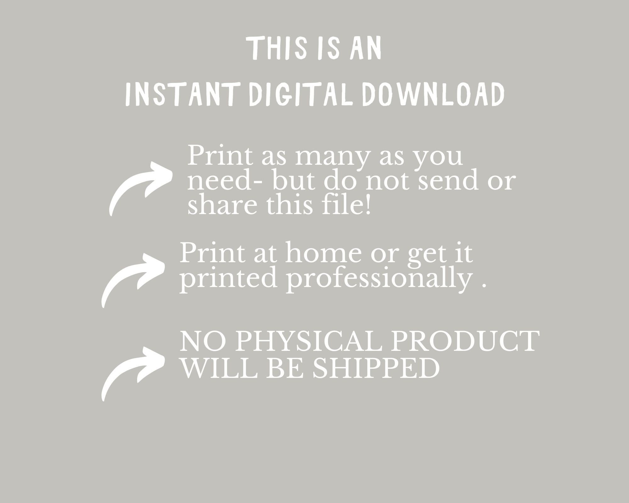 Alphabet and Numbers Decor / Printable Wall Art / Boho Aztec / - Etsy