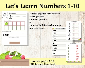 Numbers 1-120 Assessment Worksheet - Etsy