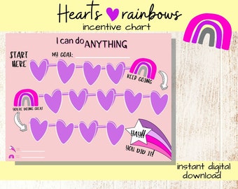 Editable Puppy Dog Reward Chart for Girls Printable Puppy - Etsy