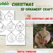 Printable Holiday Craft / 3D Ornaments for Kids / Coloring Pages ...