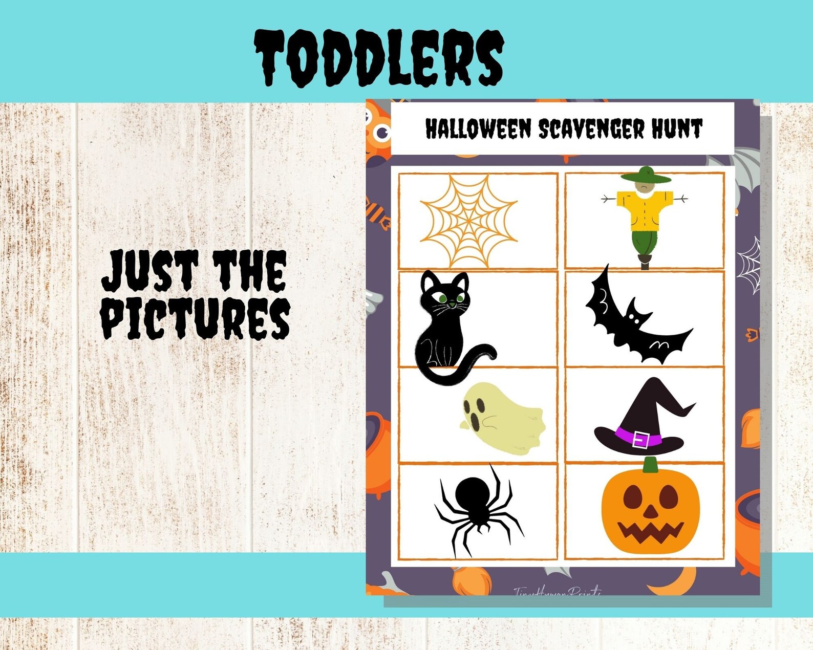 Halloween Scavenger Hunt / Spooky Scavenger Hunt / Trick or Treating ...