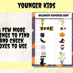 Halloween Scavenger Hunt / Spooky Scavenger Hunt / Trick or Treating ...