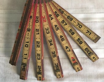 X46 Carpenter's Folding Extension Ruler USA Industrial Folding ...