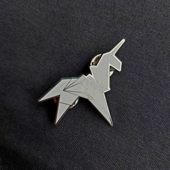 Blade Runner Origami Unicorn Badge Pin Movie Collectible - Etsy