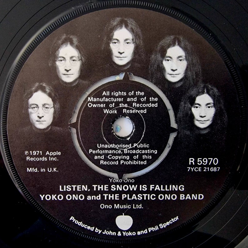 John Lennon Happy Xmas war is Over 1971 7 Build A Fantastic Vinyl Record Collection FREE UK ...