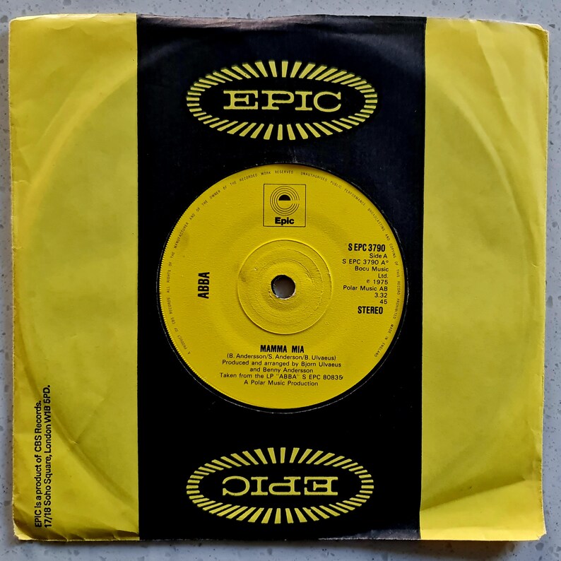 ABBA Mamma Mia Original 1975 7 Build A Fantastic Vinyl Record Collection FREE UK Delivery - Etsy