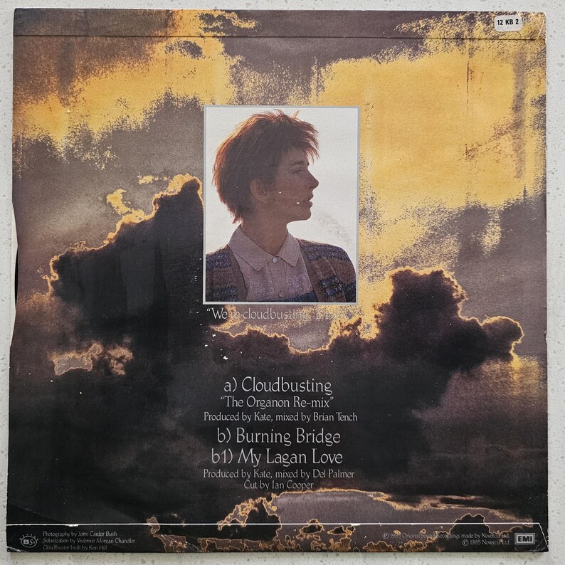 Kate Bush (**e) Cloudbusting (the Organon Re-mix) - Original 1985 UK 12 ...