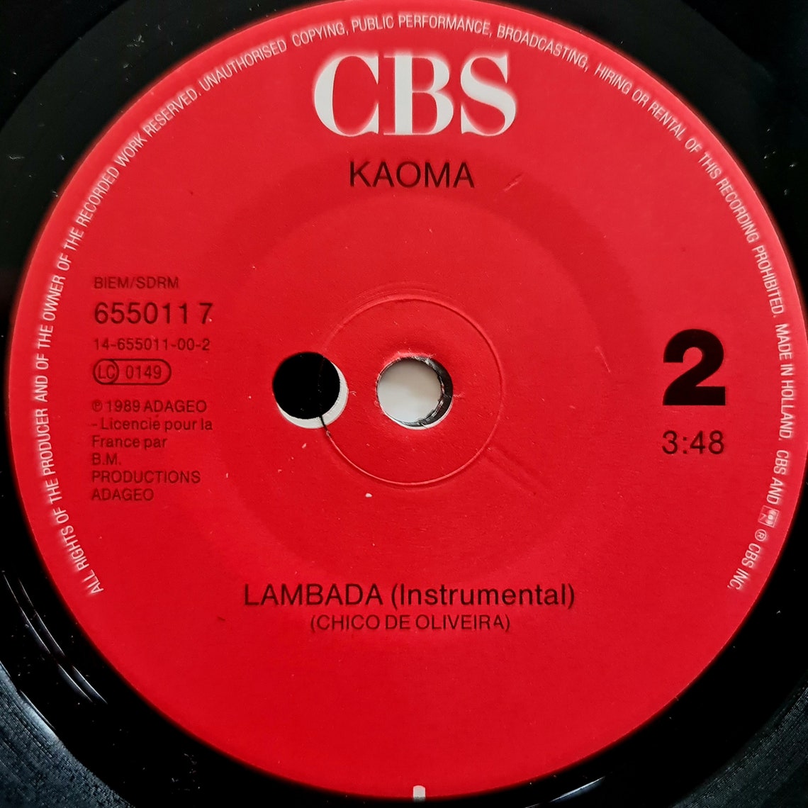 Kaoma - Lambada - Original 1989 7" P/S | Build A Fantastic Vinyl Record ...