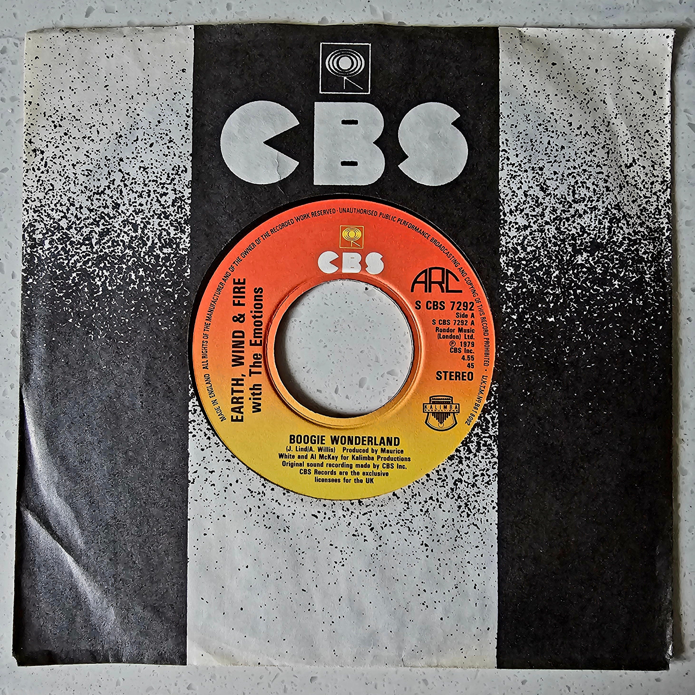 Earth Wind & Fire e Boogie Wonderland Original 1979 7 Build A Fantastic Vinyl Record Collection ...