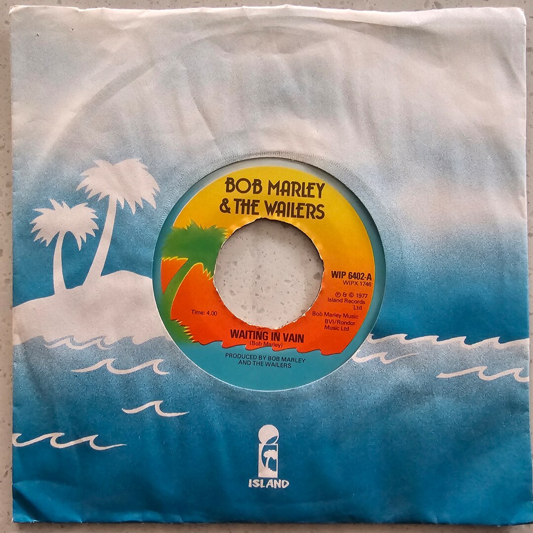 Bob Marley & the Wailers Waiting in Vain Original 1977 7 Build A Fantastic Vinyl Record ...