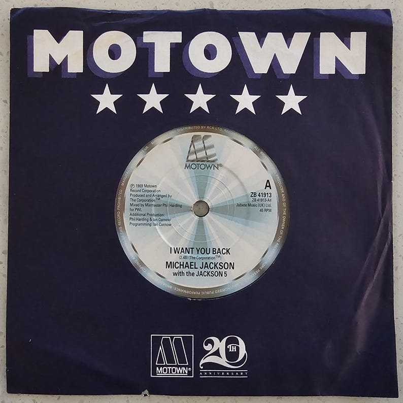 The Jackson 5 / Michael Jackson - Never Can Say Goodbye - Motown 7 ...