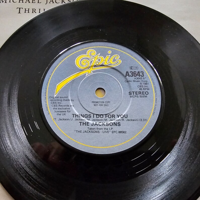 Michael Jackson (e) - Thriller - Original 1983 Promo 7" | Build A Fantastic Vinyl Record ...