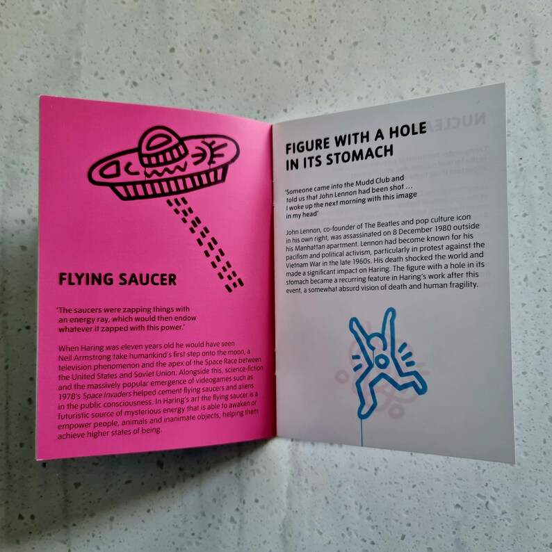 Keith Haring Tate Liverpool Exhibition Guide (e) A6 Sized Booklet ...