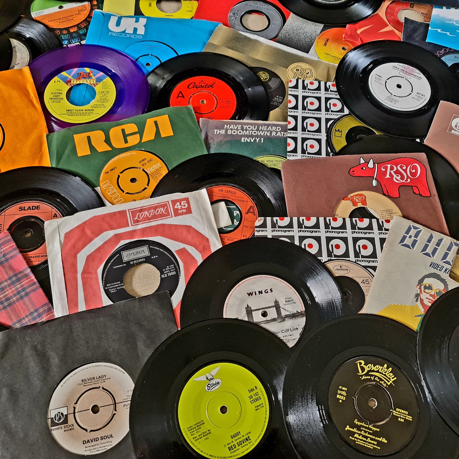 Build A Fantastic 1970s 7" Vinyl Record Collection - Choose A Quantity ...