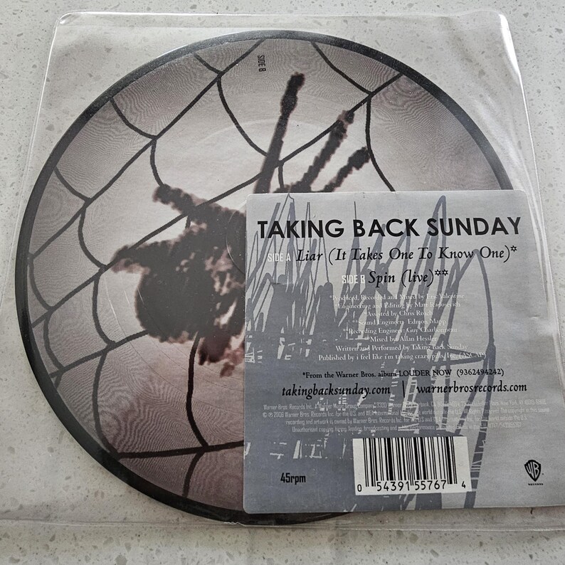 Taking Back Sunday (e) Liar (it Takes One to Know One) New 2006 UK ...