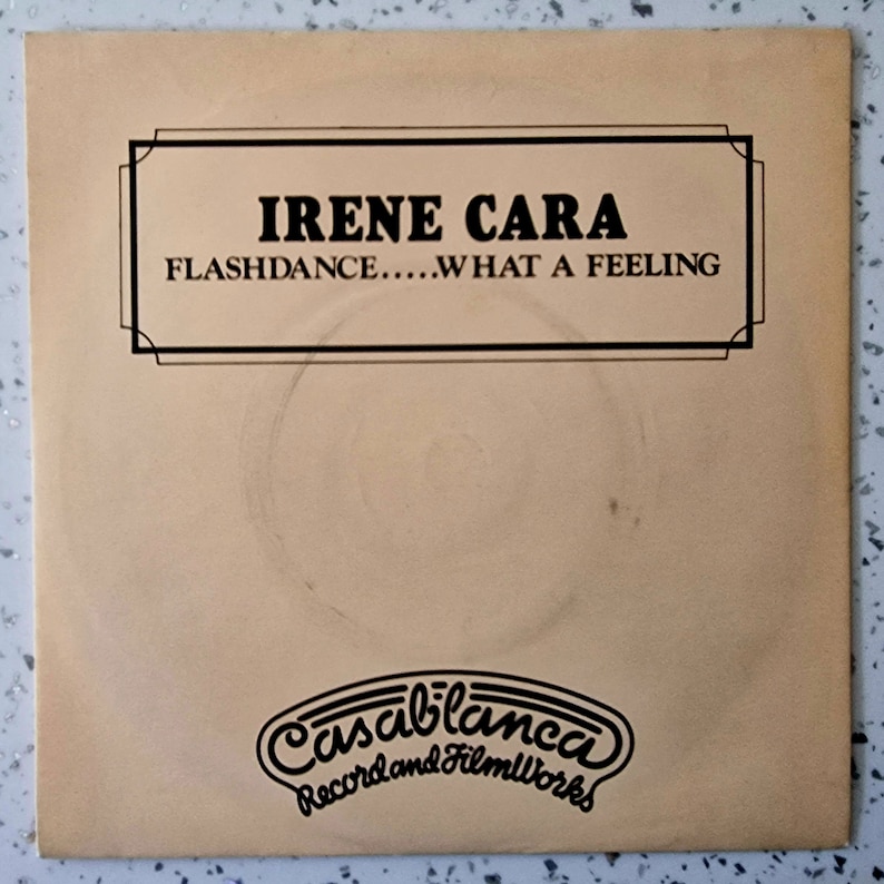 Irene Cara Flashdance ...... What A Feeling Original 1983 7 P/S Build A Fantastic Vinyl Record ...