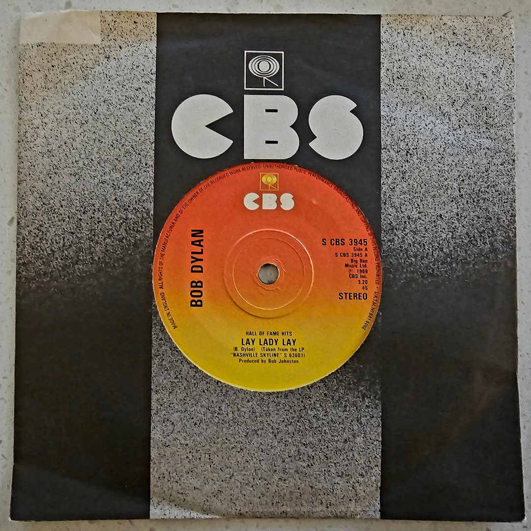 Bob Dylan e Lay Lady Lay / I Threw It All Away Reissue 2 Hits 7 Build A ...