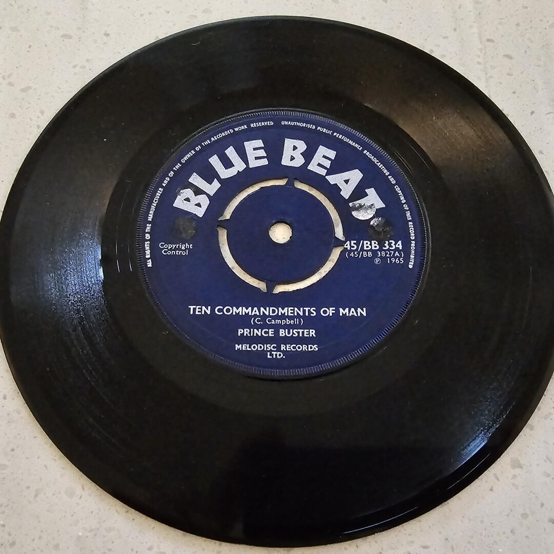 Prince Buster (e) Ten Commandments of Man - Original 1965 Blue Beat Ska ...