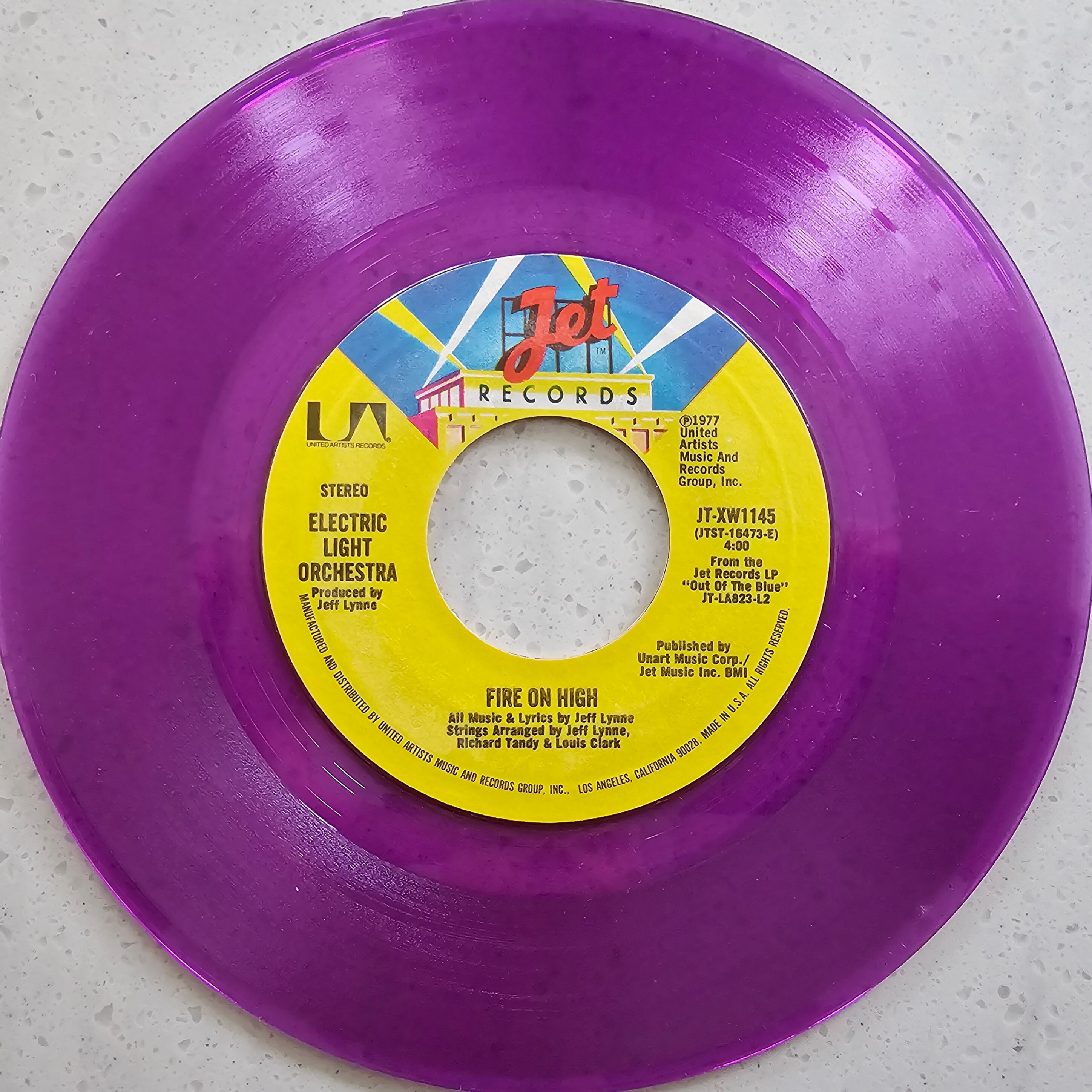 ELO / Electric Light Orchestra Sweet Talkin' Woman 1977 Purple 7 P/S ...