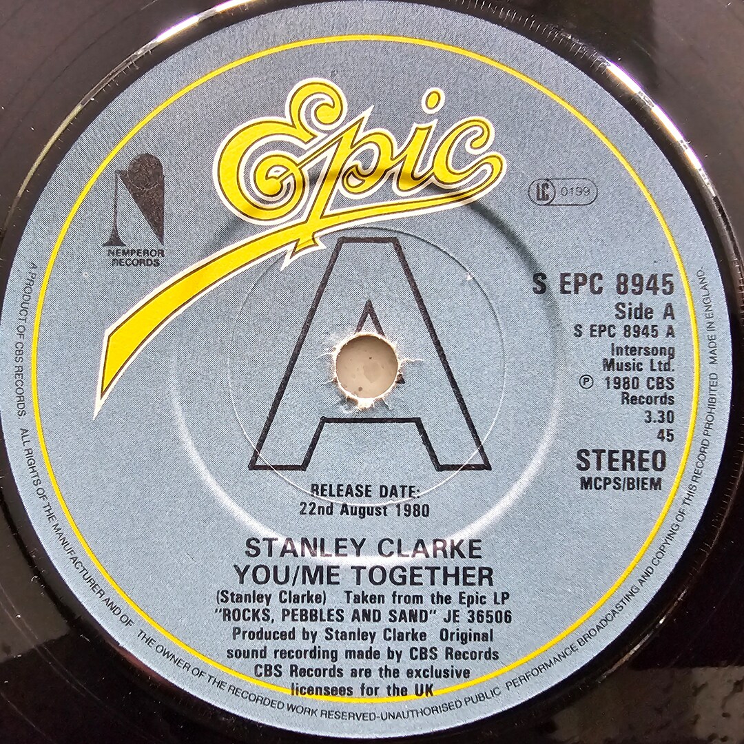 Stanley Clarke - You / Me Together - Original 1980 Promo 7" Vinyl Record - Etsy