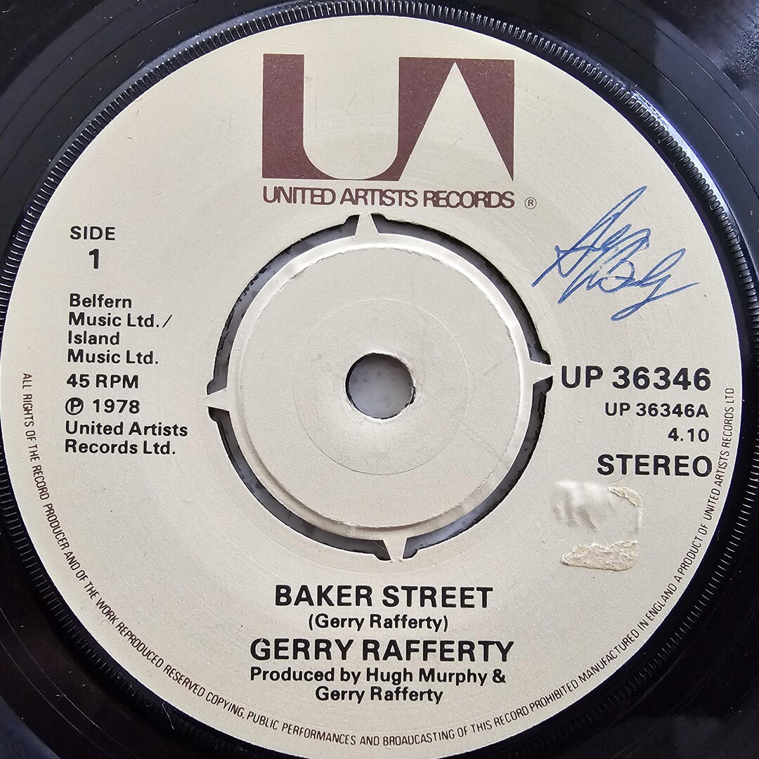 Gerry Rafferty - Baker Street - Original 1978 - 7" | Build A Fantastic ...