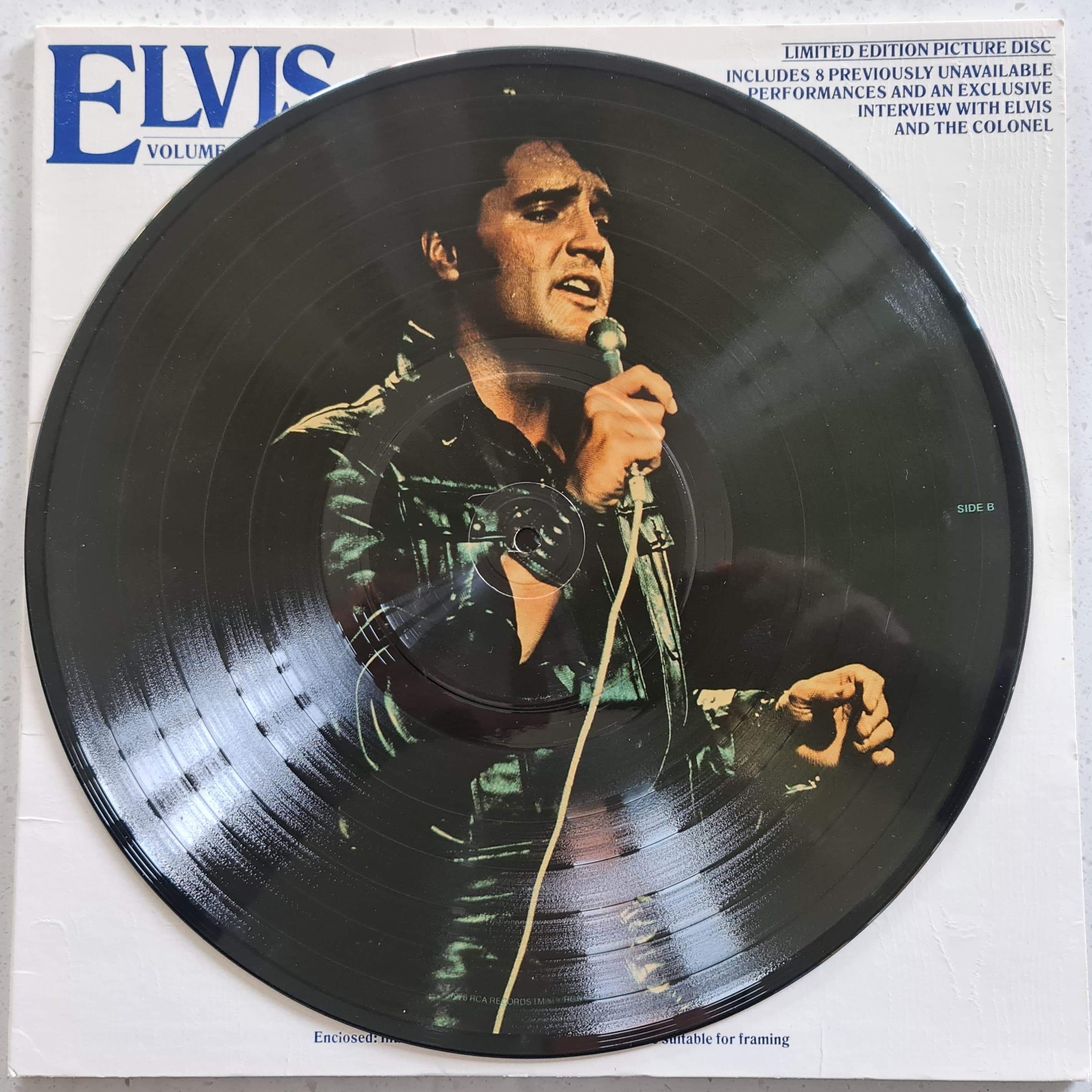 Elvis Presley A Legendary Performer Volume 3 1978 LP Picture Disc Build ...