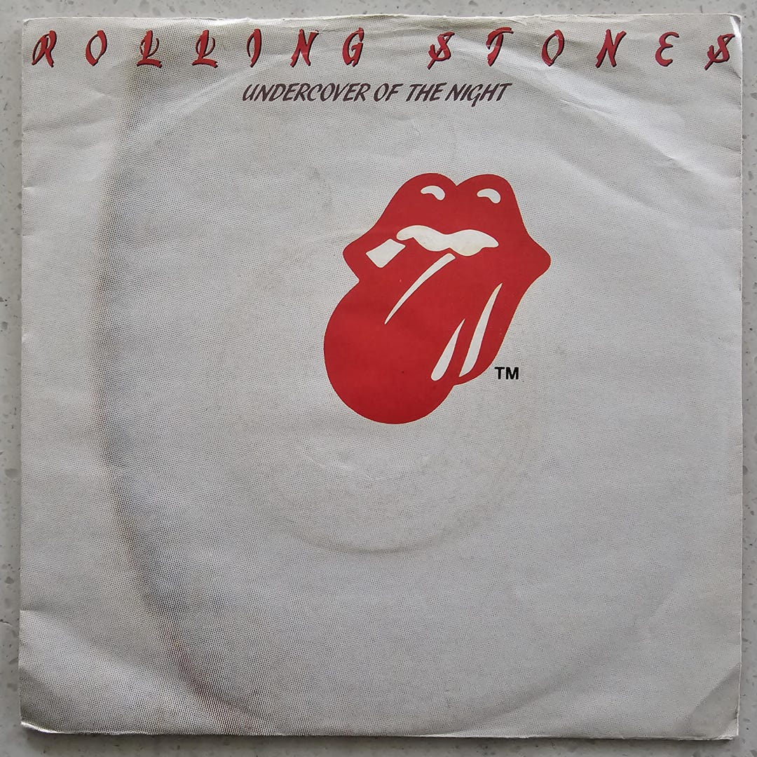 The Rolling Stones Undercover of the Night Original 1983 7 P/S Build A ...