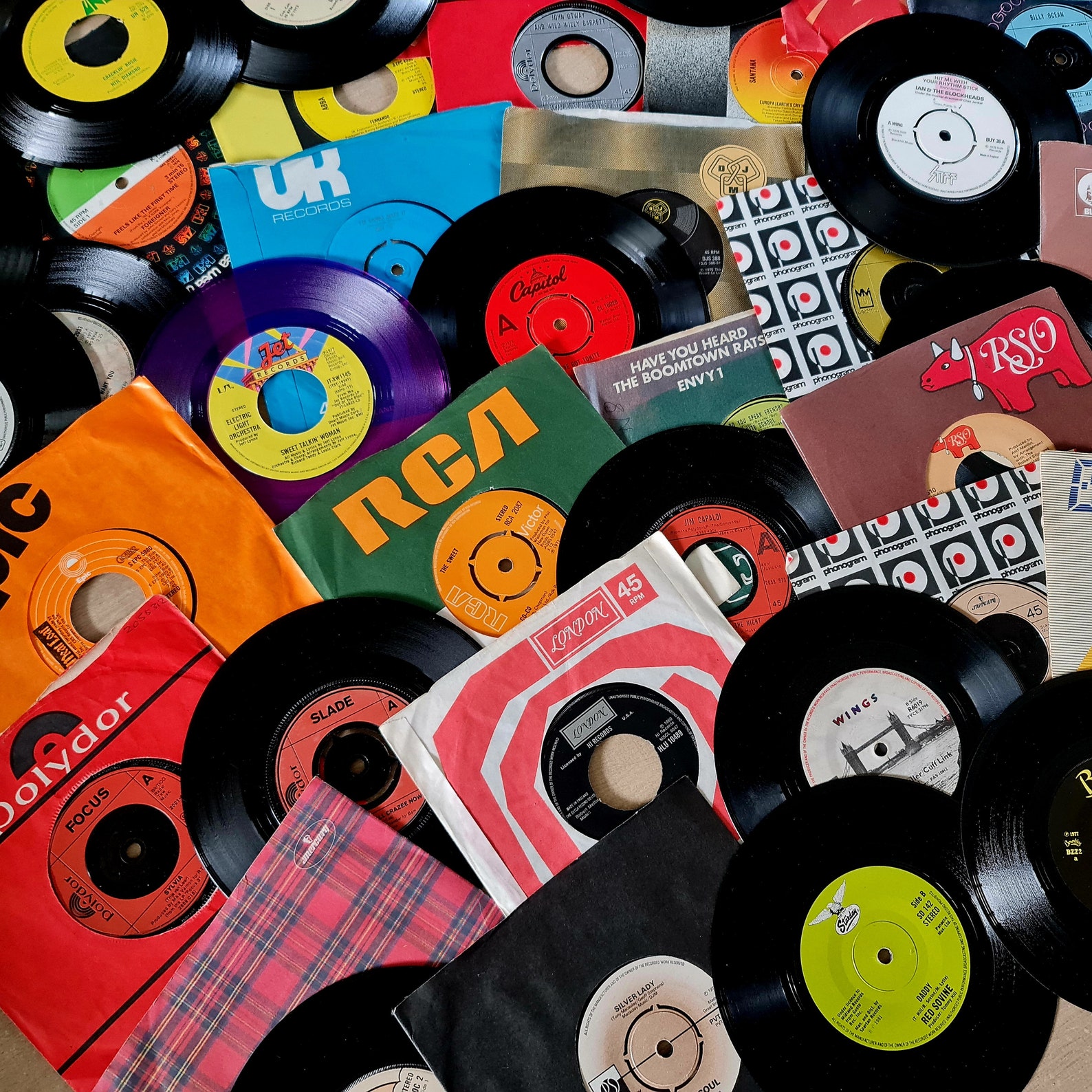 Build A Fantastic 1970s 7" Vinyl Record Collection - Choose A Quantity ...