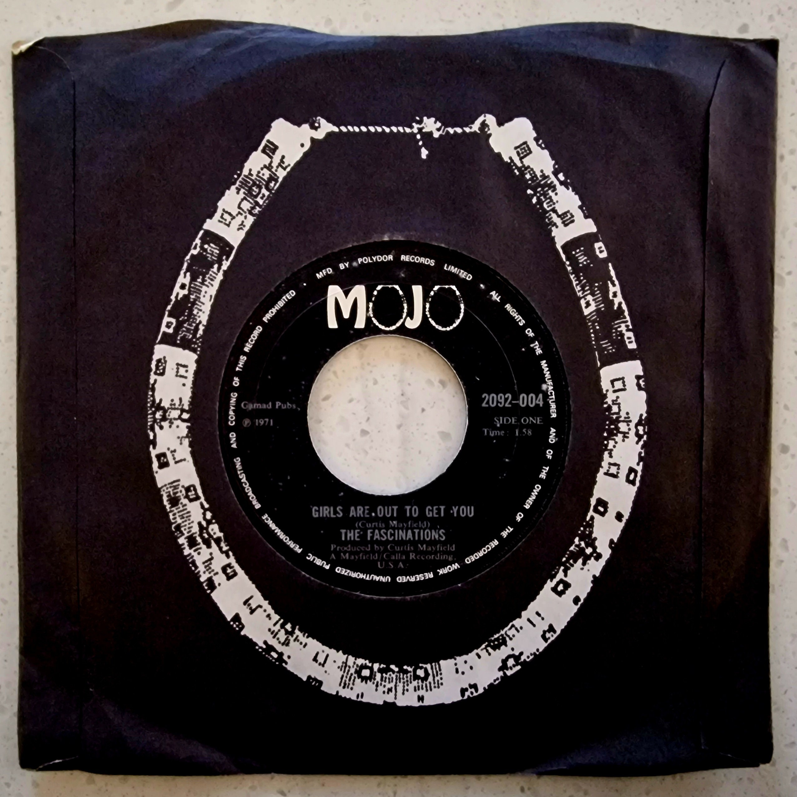 The Fascinations Girls Are Out to Get You Original 1971 Northern Soul 7 Build A Fantastic Vinyl ...